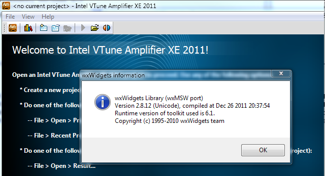 Did you know that Intel VTune used wxWidgets? - wxWidgets